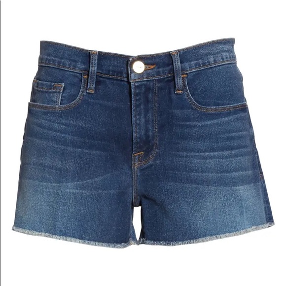 Frame Denim | Shorts | Frame Dark Wash Le Cutoff Adorable Jean Shorts ...